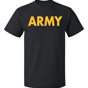 Military Gear Army Training PT (yellow) - Men's T-shirt - Etsy