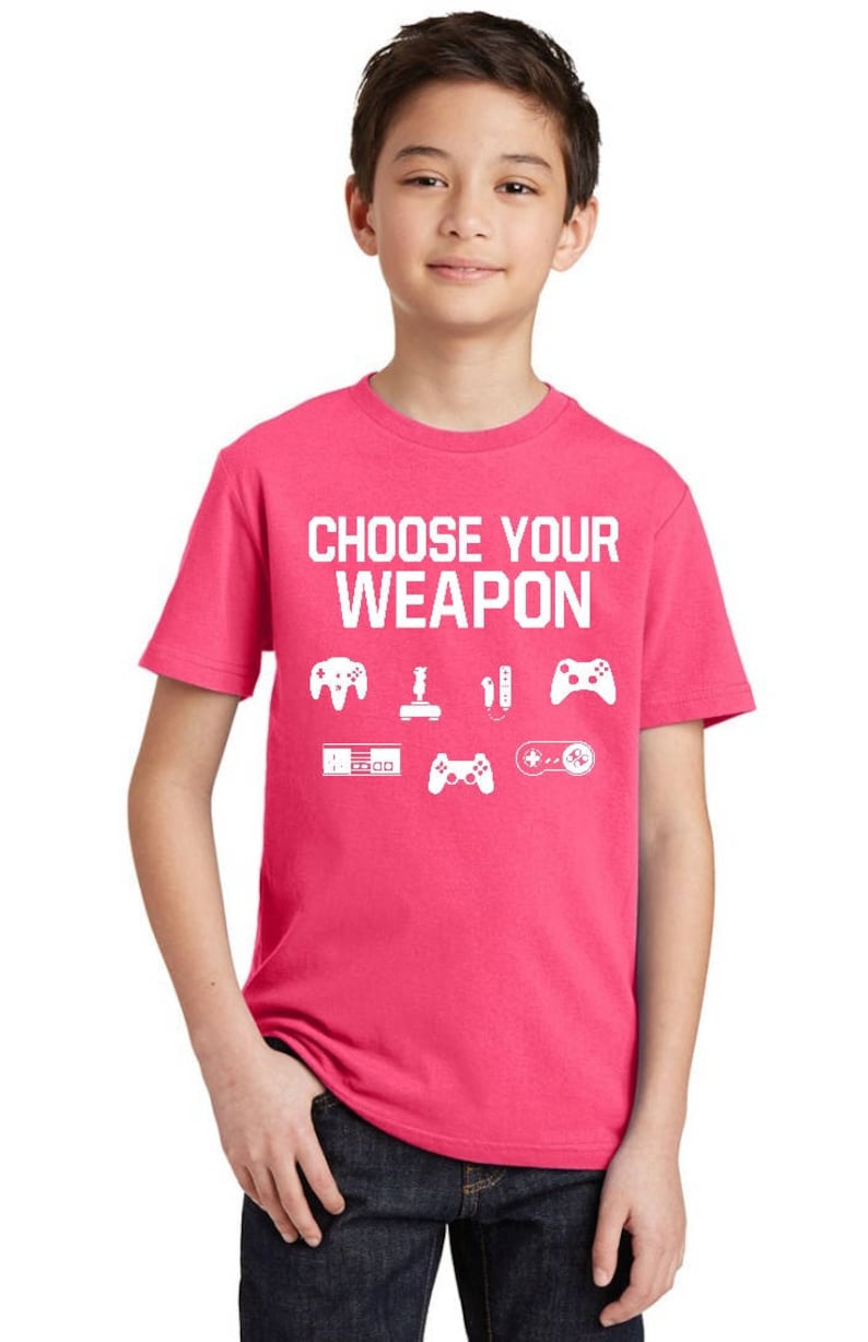 Choose Your Weapon - Game Controller - Youth T-shirt - Etsy
