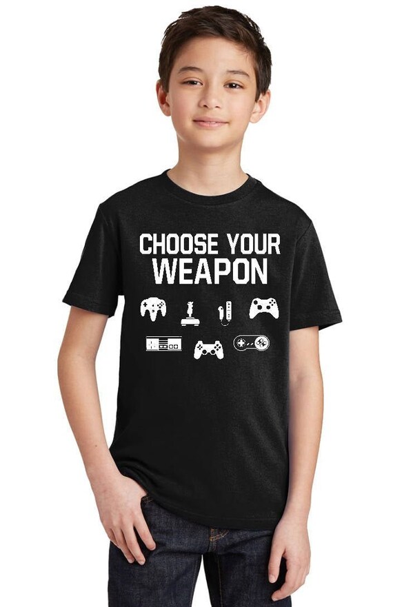 Choose Your Weapon Game Controller Youth T-shirt | Etsy