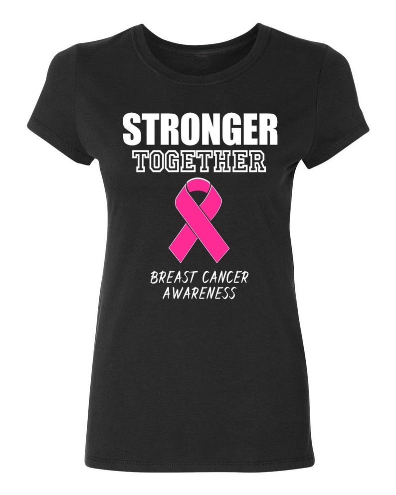 Stronger Together Pink Ribbon Breast Cancer Awareness | Etsy