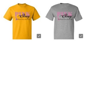 Pink Strong Men's T-shirt Breast Cancer Awareness | Etsy