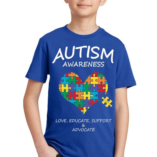 Cool Penguin Autism Awareness Support Youth T-shirt - Etsy