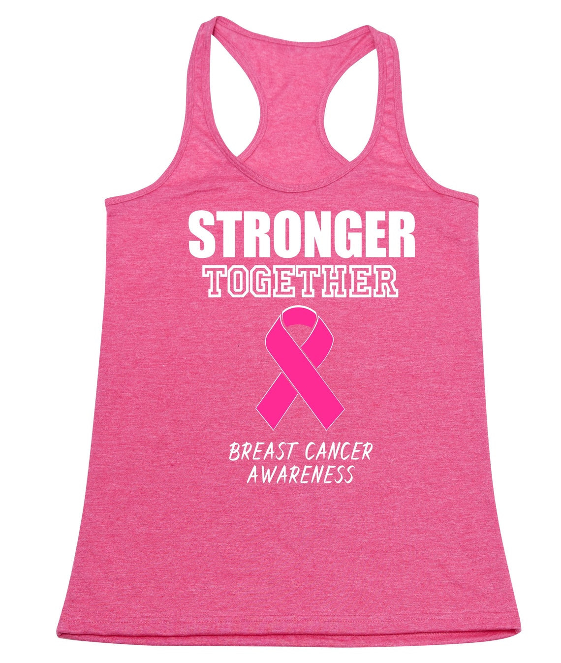 Stronger Together Pink Ribbon Breast Cancer Awareness | Etsy