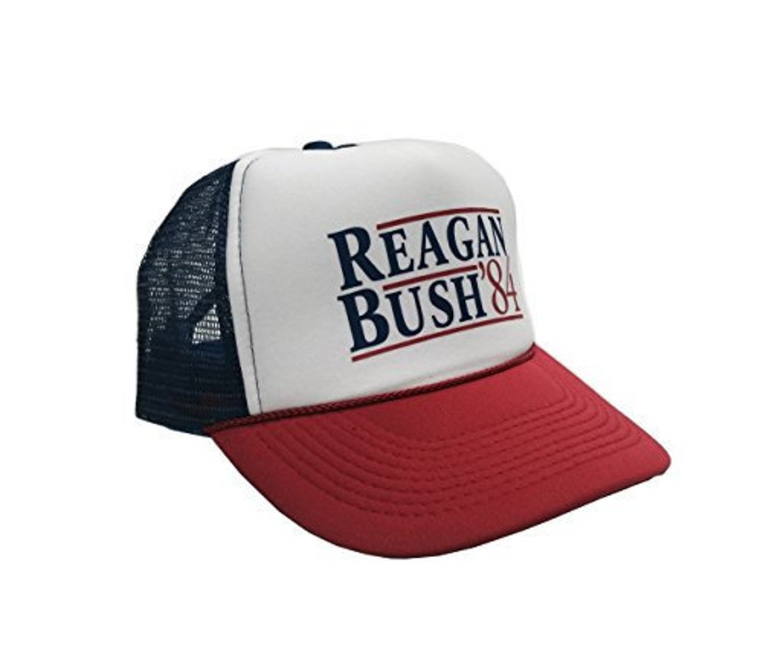 Reagan Bush '84 Retro 4th of July 80's Patriotic Adjustable Unisex ...
