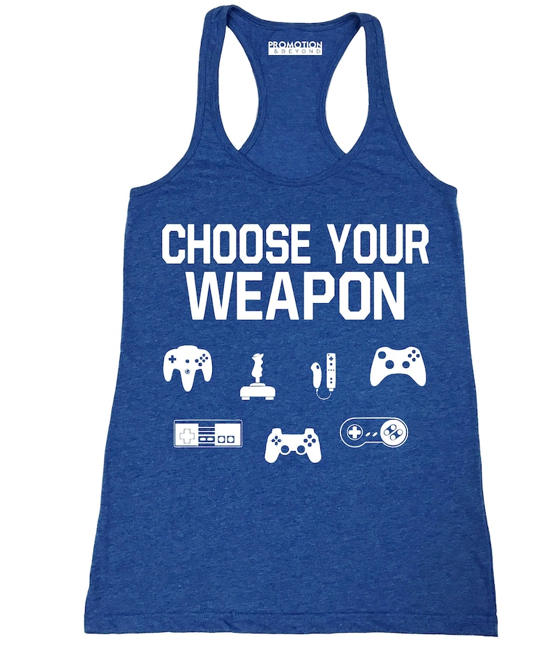 Choose Your Weapon Game Controller Ladies' Tank Top - Etsy