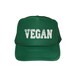 VEGAN Green Eco Healthy Lifestyle Adjustable Unisex Hat Cap - Etsy