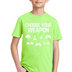 Choose Your Weapon - Game Controller - Youth T-shirt - Etsy