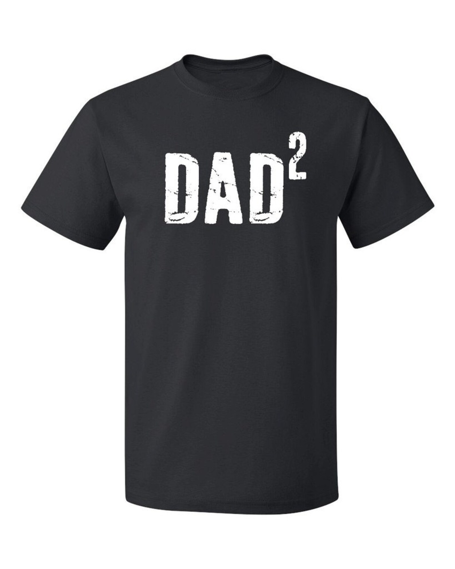 Dad 2 Squared Dad of Two Men's T-shirt - Etsy