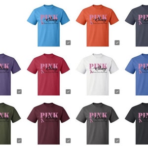 Pink Strong Men's T-shirt Breast Cancer Awareness | Etsy