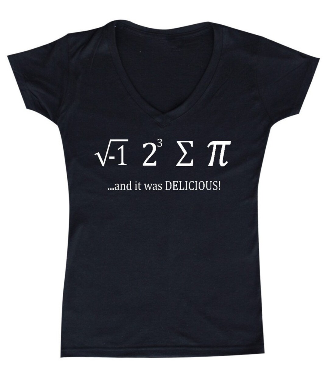 I 8 SUM Pi & It Was Delicious (I Eat Some Pie) - Ladies' V-neck - Etsy
