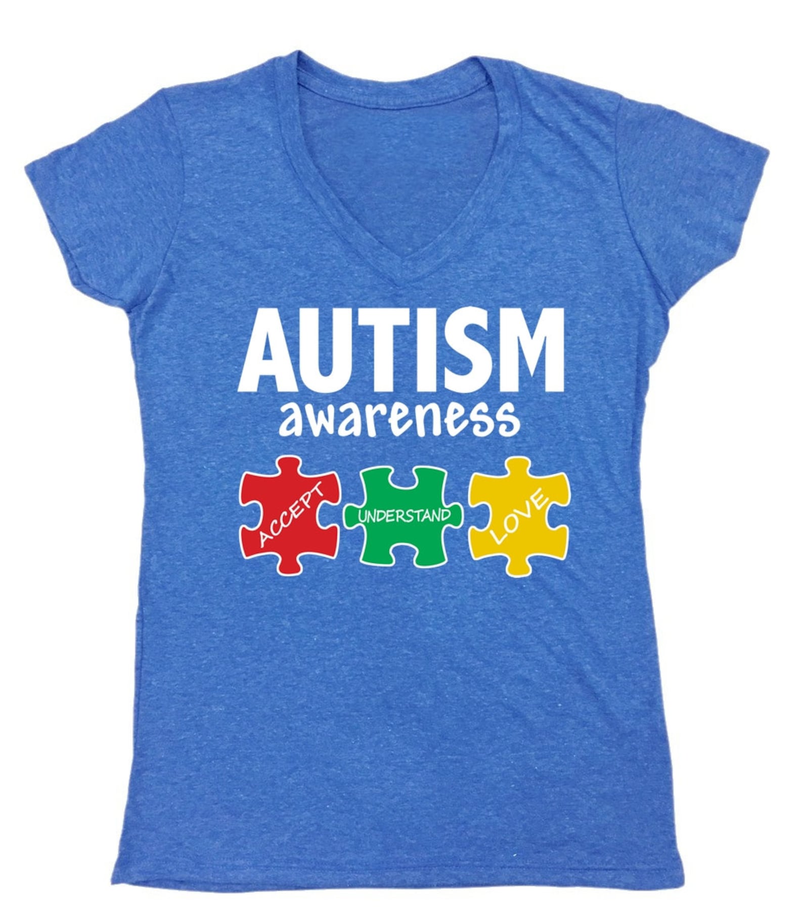 Autism Awareness Support Jigsaw Puzzle colored Ladies' | Etsy