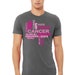 Fight Cancer Men's T-shirt Breast Cancer Awareness Word - Etsy