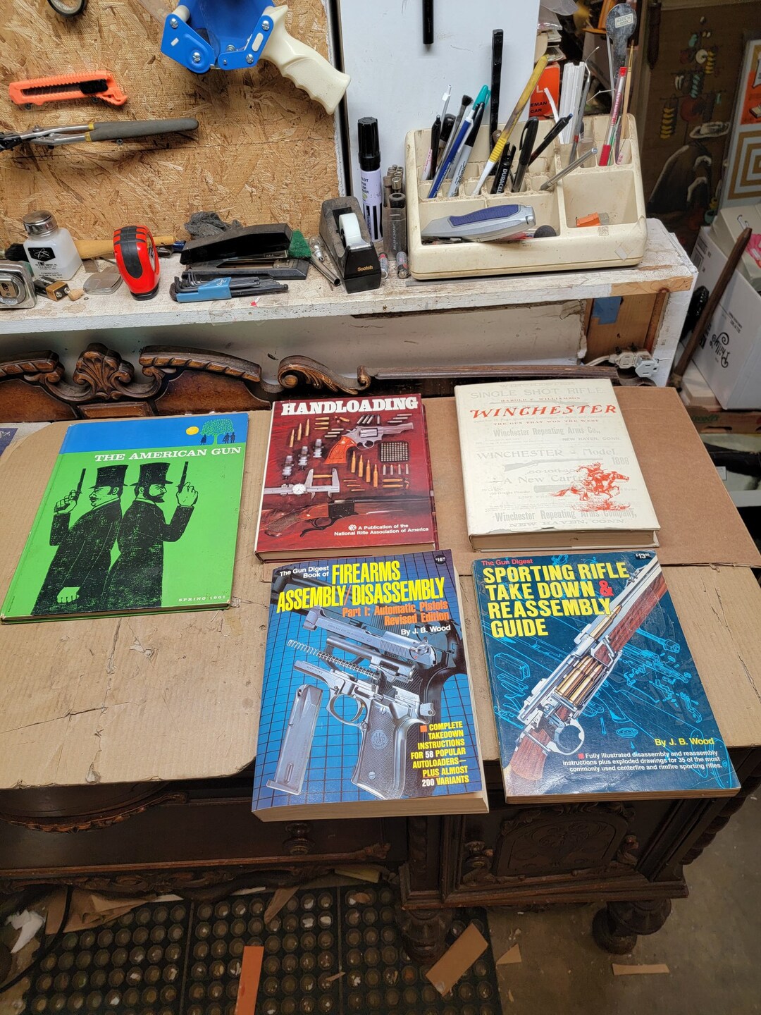 Various Vintage Firearms / Handloading Gun Reference Books Winchester ...