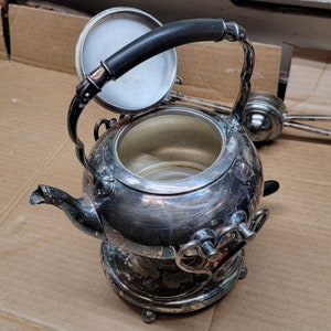 Vintage / Antique E.G. Webster Silver Plate Tipping Tea Pot W/ - Etsy