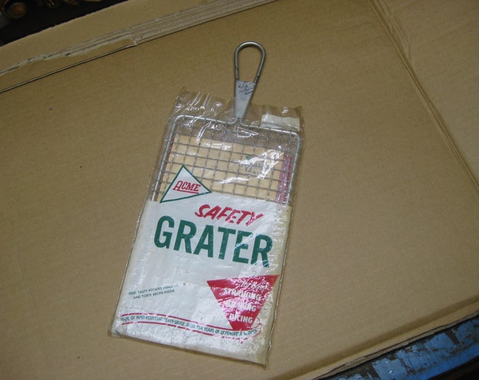 Vintage ACME Safety Grater Straining Grating Dicing New Old Stock - Etsy