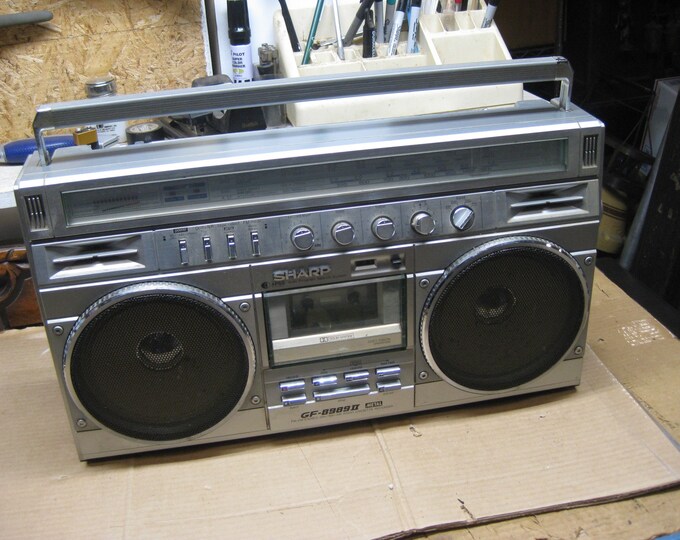 Vintage 1980's Sharp GF-8989 II Stereo Radio / Tape Player - Boombox - Etsy
