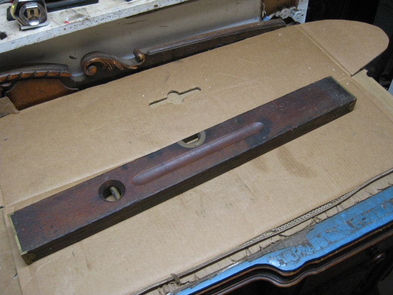 Antique Stanley Rule & Level Co. 26 Wood Level Pat. - Etsy