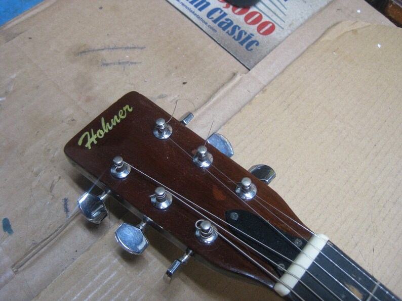 Vintage Estate Find Hohner Acoustic Guitar Model No. HGK 296 - Etsy