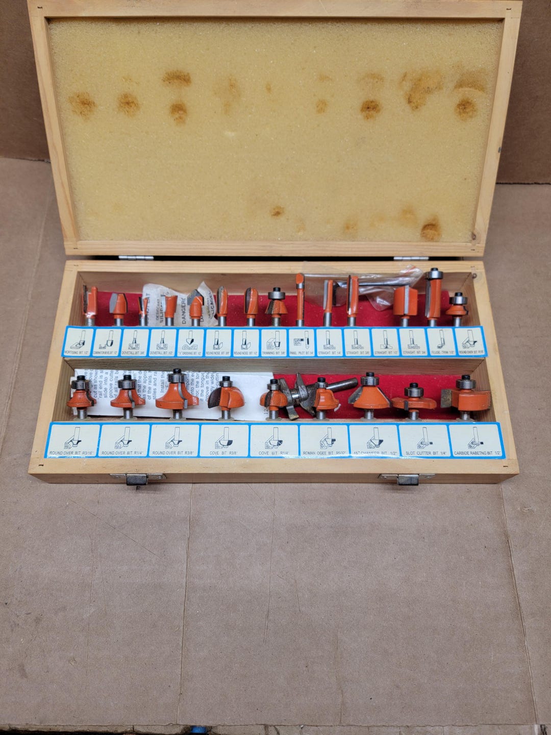 Craftsman Router Bit Set Rail & Stile Cutters No. 921257 / 921259 ...