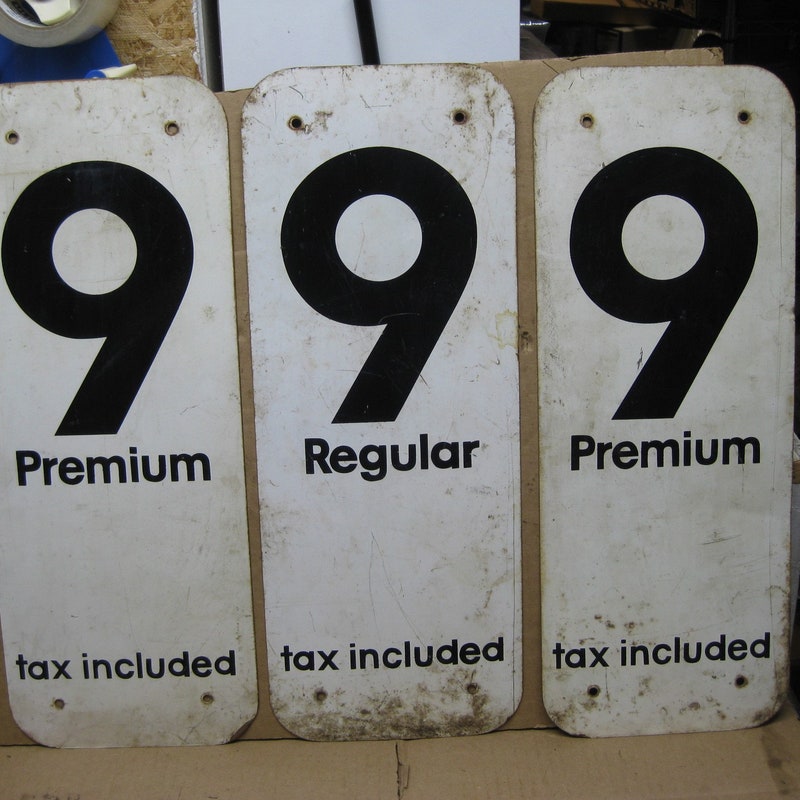Gas Station Numbers - Etsy