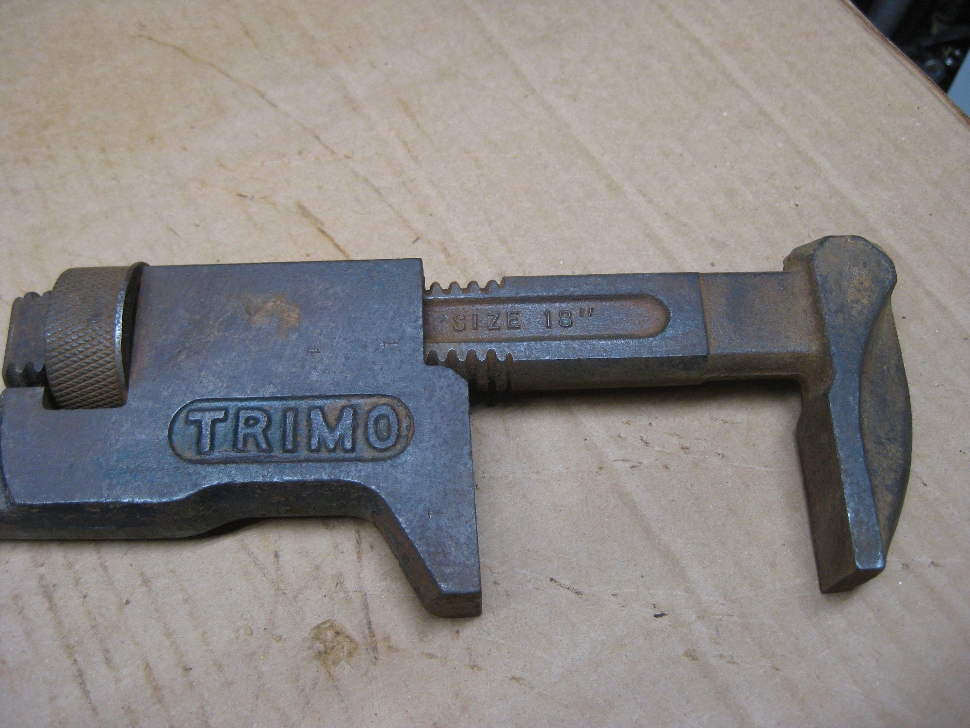 Vintage Trimont Mfg. Co. TRIMO 18 Pipe Wrench Pat'd - Etsy