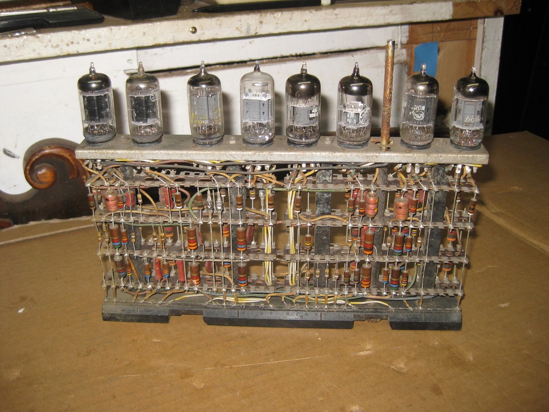 Vintage 1950's 60's IBM Vacuum Tube Modular Plug-in Assembly W/ Vacuum ...