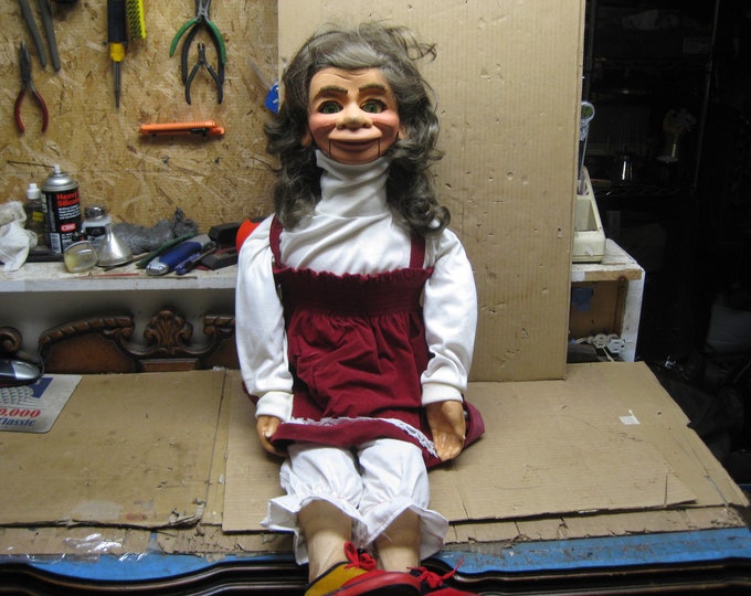 Vintage Maher 38" Female Ventriloquist Dummy - Doll W/ Travel Case - Etsy