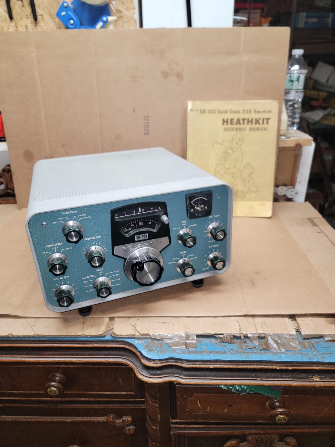 Vintage Heathkit SB-303 Solid - State SSB Receiver With Power Cable and ...