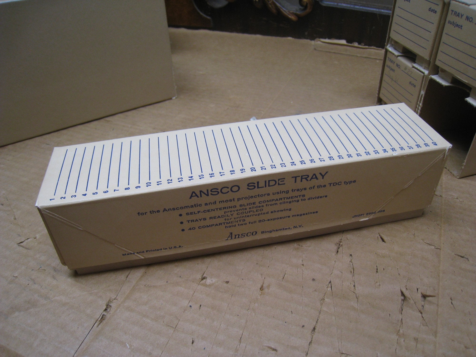 Vintage Estate Find Ansco Slide Trays Boxed Sets W 4 Trays - Etsy