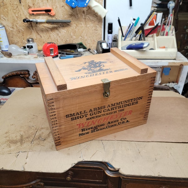 Winchester Wooden Ammo Box - Etsy