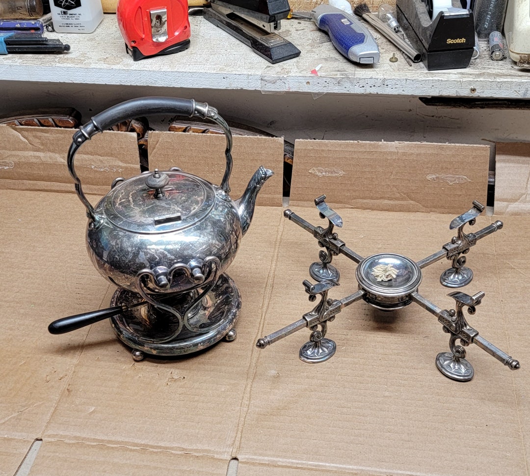 Vintage / Antique E.G. Webster Silver Plate Tipping Tea Pot W/ - Etsy