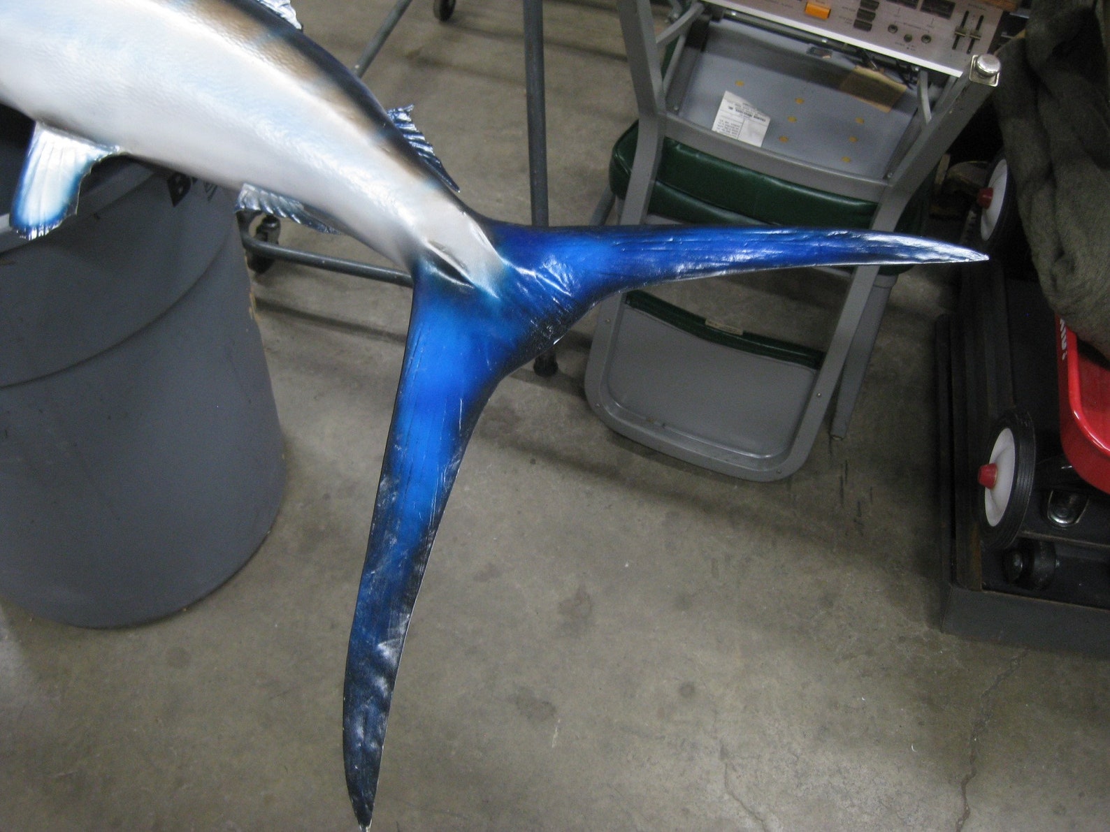 Vintage 81" Half Mount Blue Marlin Wall Hang / Fish Décor - Etsy