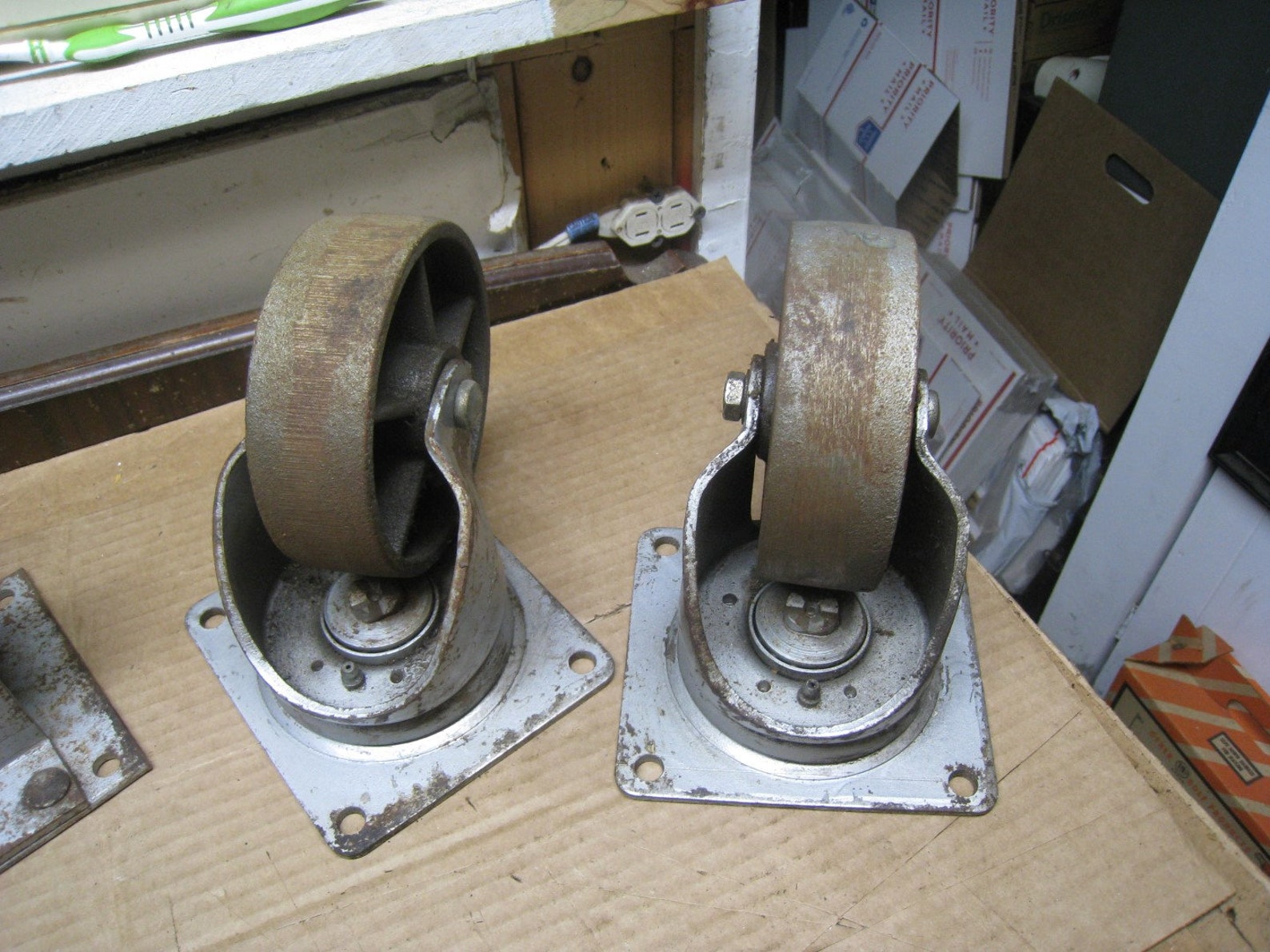 Vintage Faultless Fixed / Pivot 5 Caster Set No. 9700-S - Etsy France