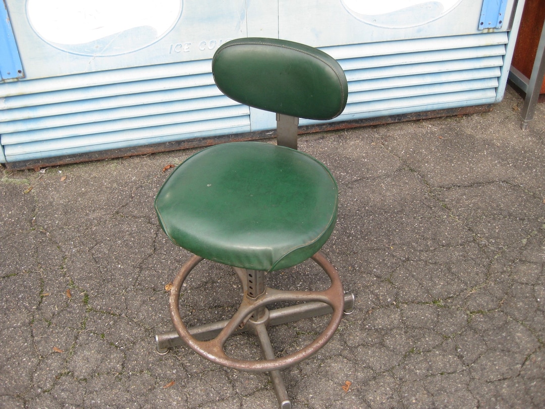 Vintage Mid Century Modern Industrial Work Chair - Cramer Air-flow ...