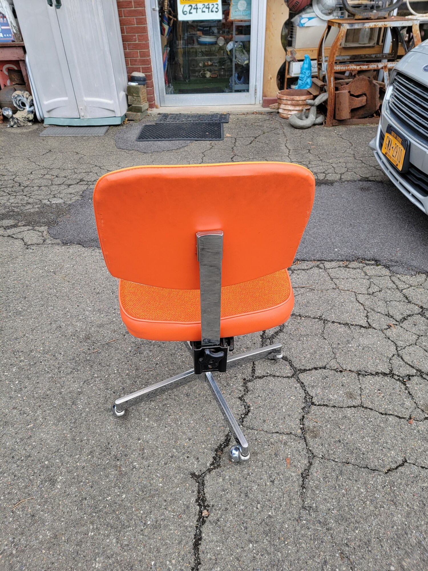 Vintage MCM Canada Faultless Doerner orange - Etsy