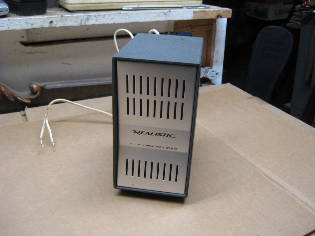 Vintage 1970's Realistic SP-150 Communications Speaker for the DX-160 ...