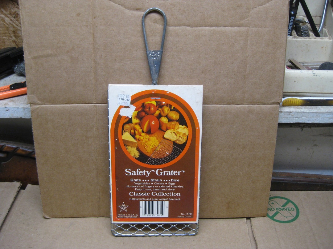 Vintage ACME Italy Safety Grater - Straining - Grating - Dicing - New ...
