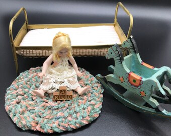 Round Dollhouse Rug - Etsy