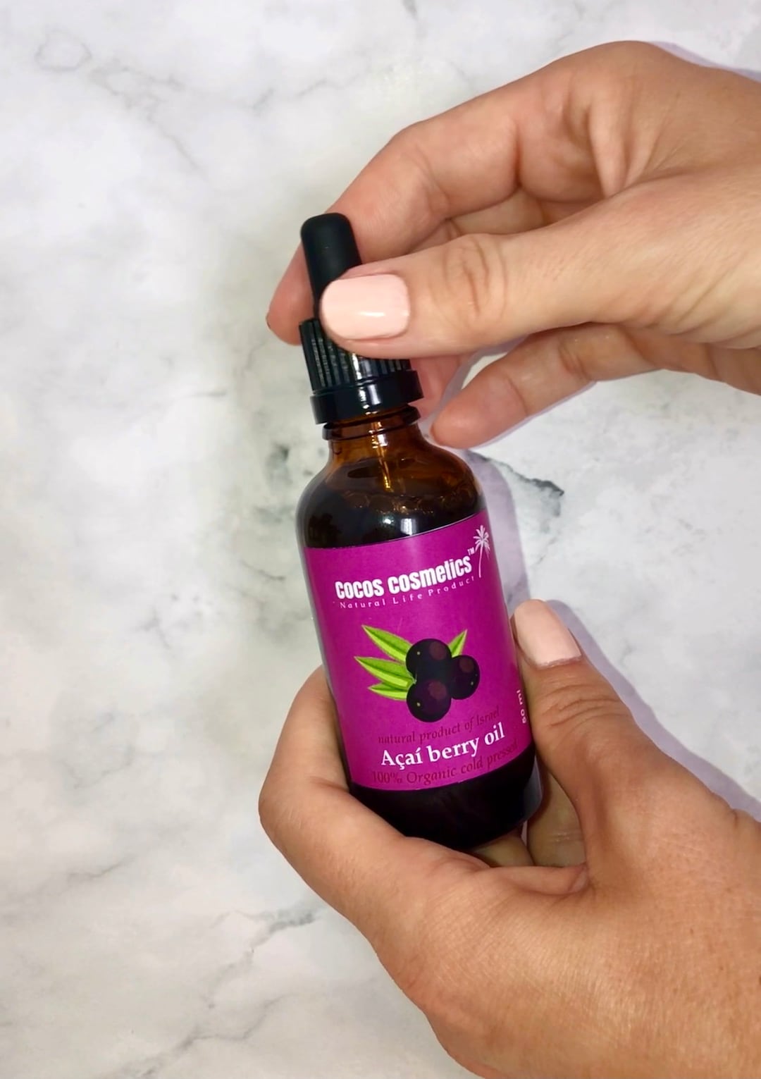 Vegan Acai face Oil 50 ml Acai Berry Facial oil Antioxidants Face oil ...