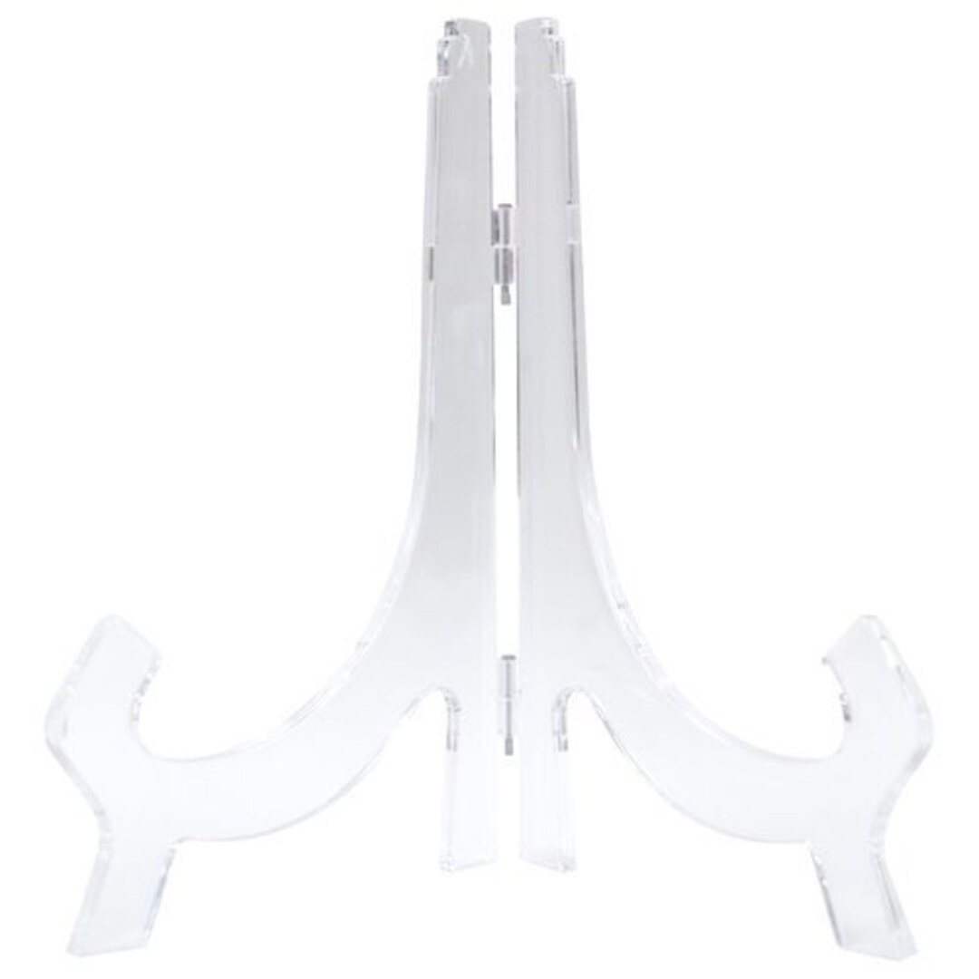 Clear Easel Stand 9.75-inch, Tabletop Easel, Shadow Box Stand, Acrylic ...