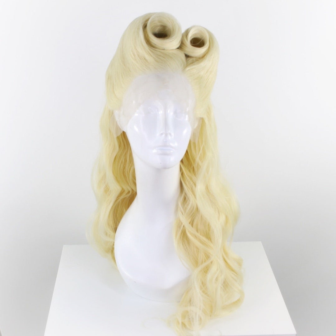 Blonde Victory Rolls Synthetic Wig made to Order - Etsy