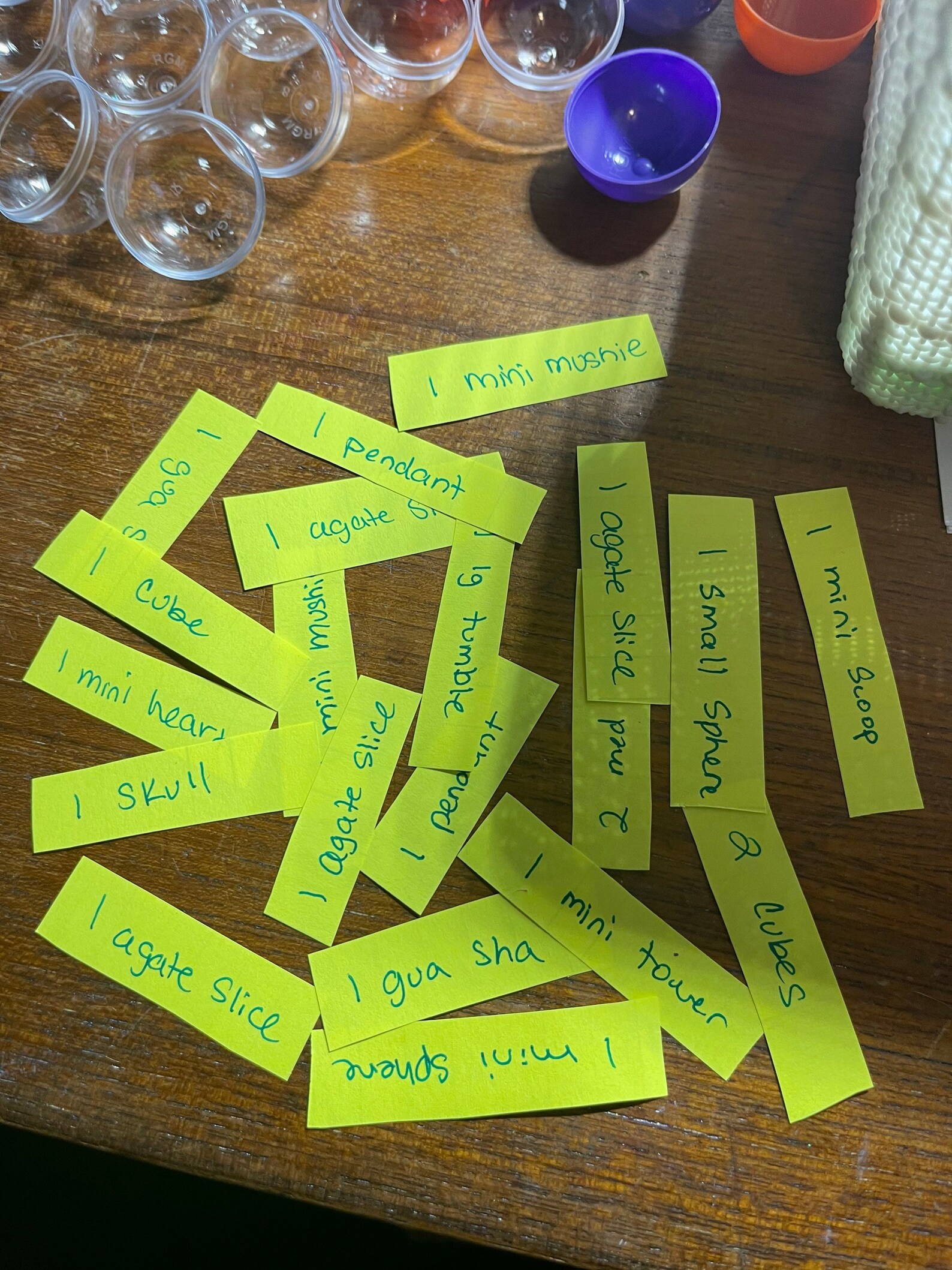 Mystery Capsule Has Mystery Crystal Item in It. Mini Towers - Etsy