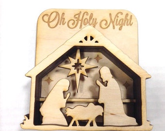 Nativity Cnc Svg | Etsy