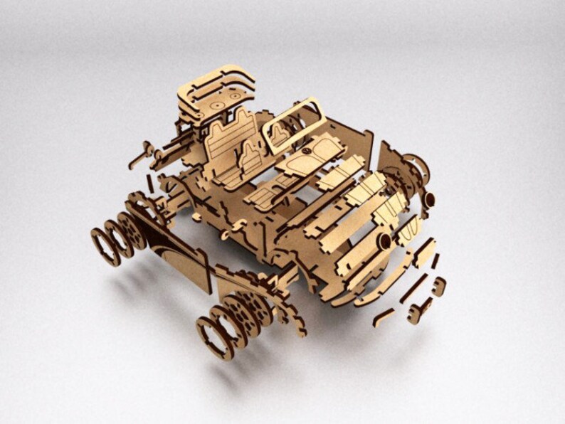 Vw Bug Model Laser Cut Files SVG DXF CDR Vector Plans Files | Etsy