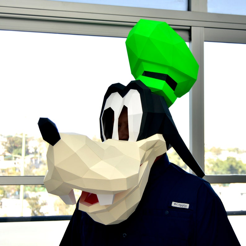 Goofy Mask Halloween Mask Halloween Costume Goofy Mask | Etsy