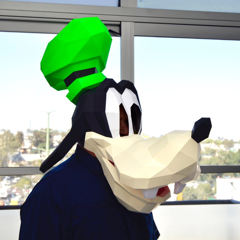 Goofy Mask Halloween Mask Halloween Costume Goofy Mask | Etsy