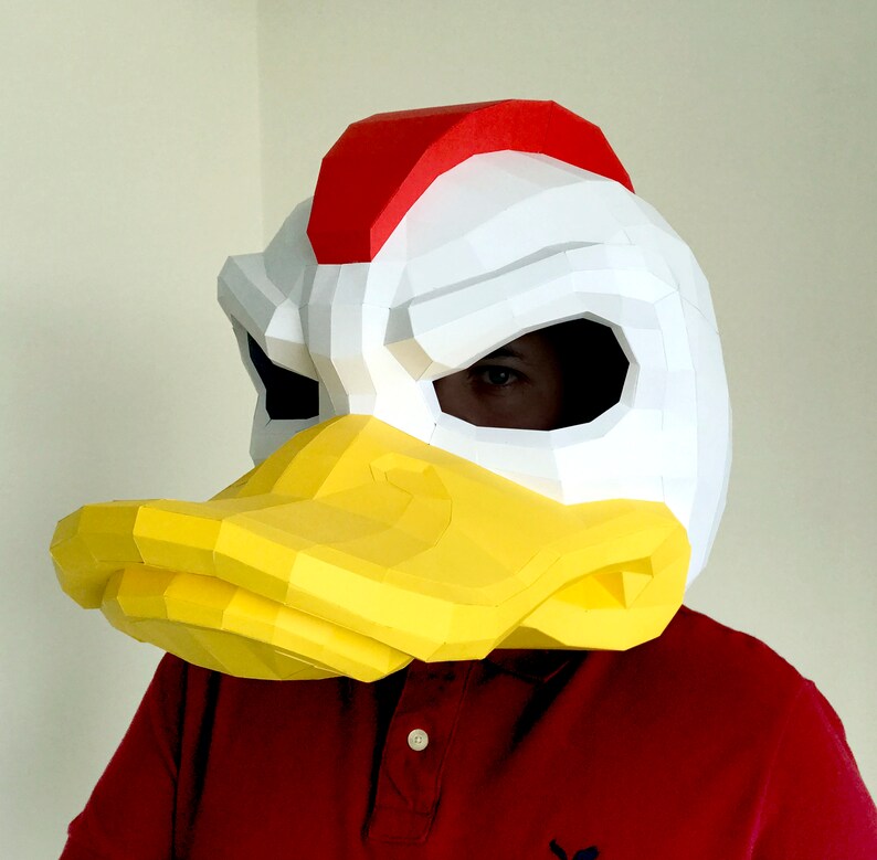 Angry Duck Mask Halloween Mask Halloween Costume Angry - Etsy