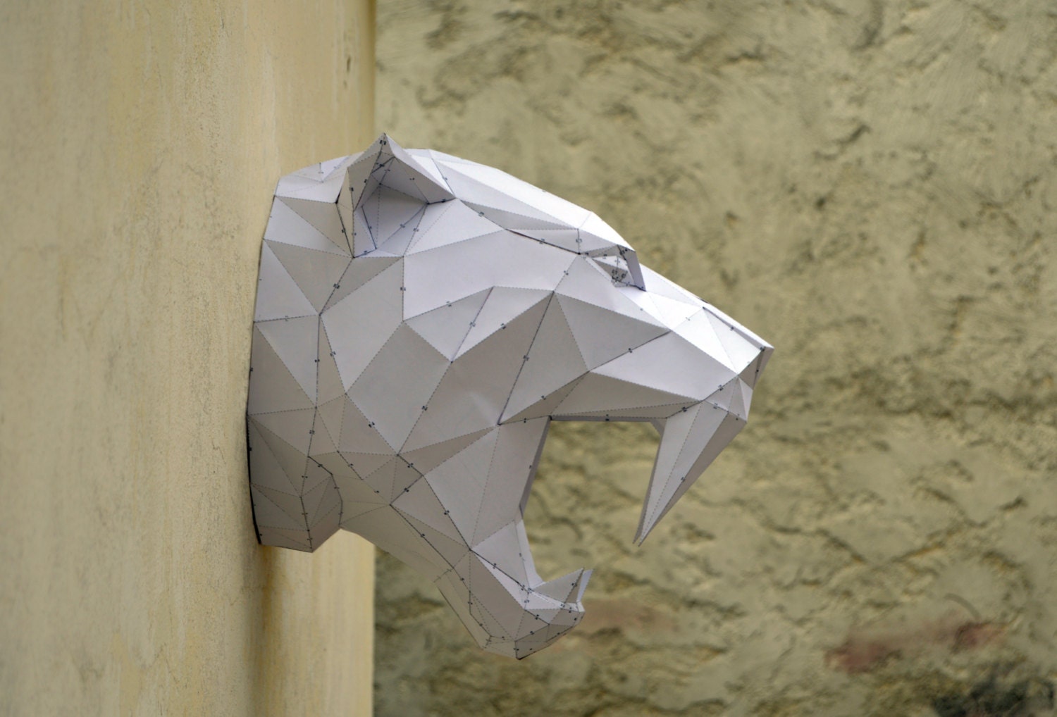 Make Your Own Sabertooh Tiger. Papercraft Animal Paper - Etsy Australia