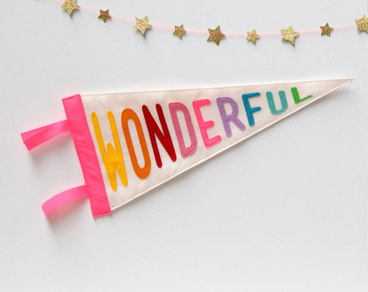 Wonderful Pennant Flag - Etsy UK