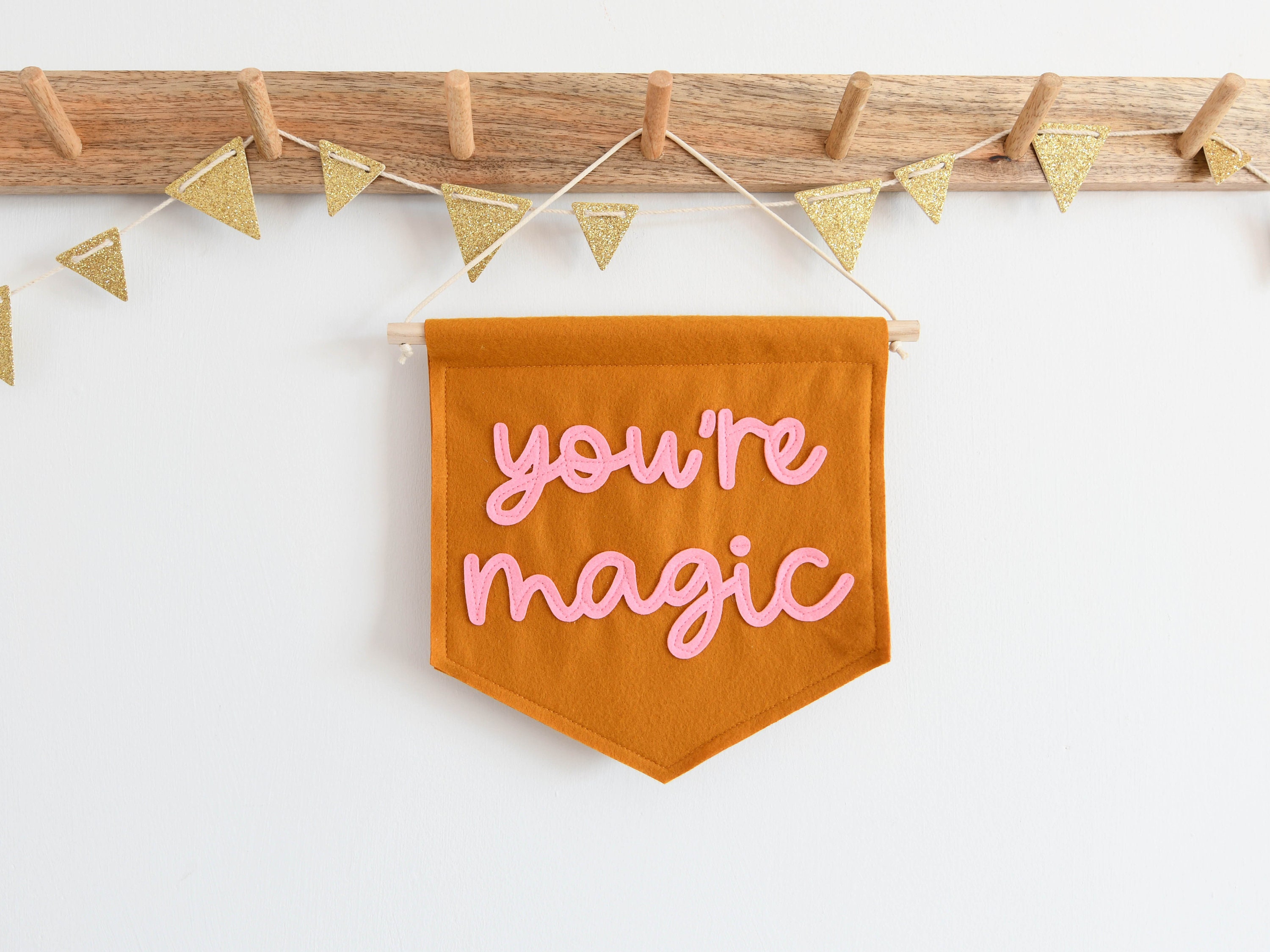 You're Magic Mini Felt Banner Nursery Wall Decor Kids Room - Etsy